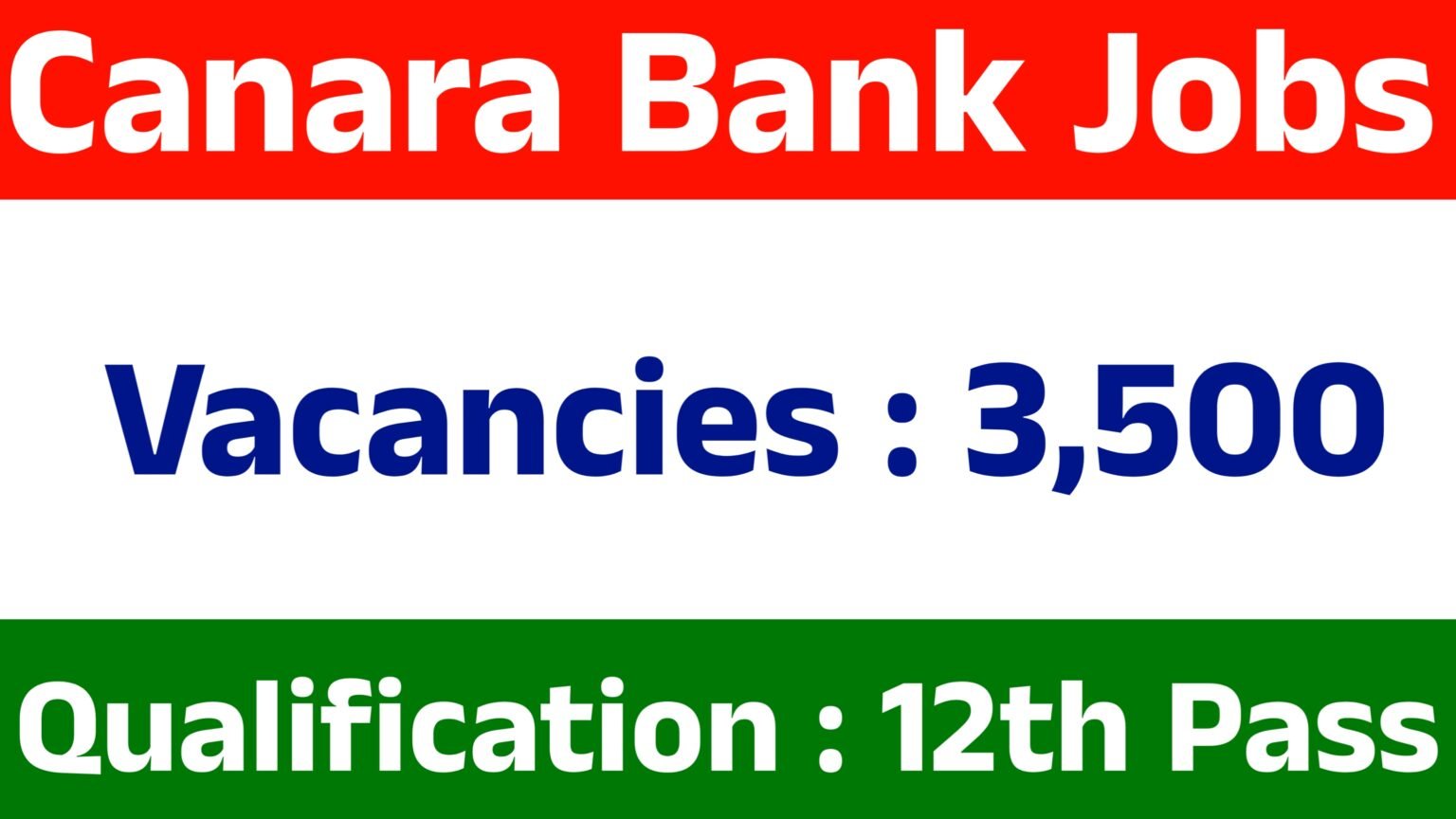 కెనరా బ్యాంకులో 3,500 జాబ్స్ | Canara Bank Notification 2025 | Latest ...