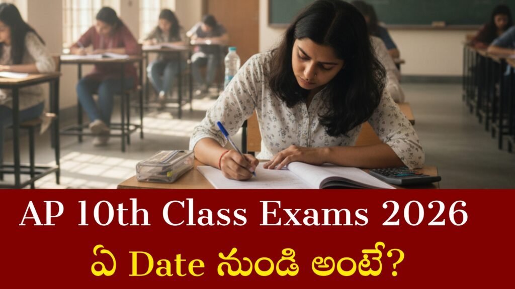 AP 10th Class పరీక్ష తేదీలు విడుదల | AP 10th Class Exams Timetable 2026 ...